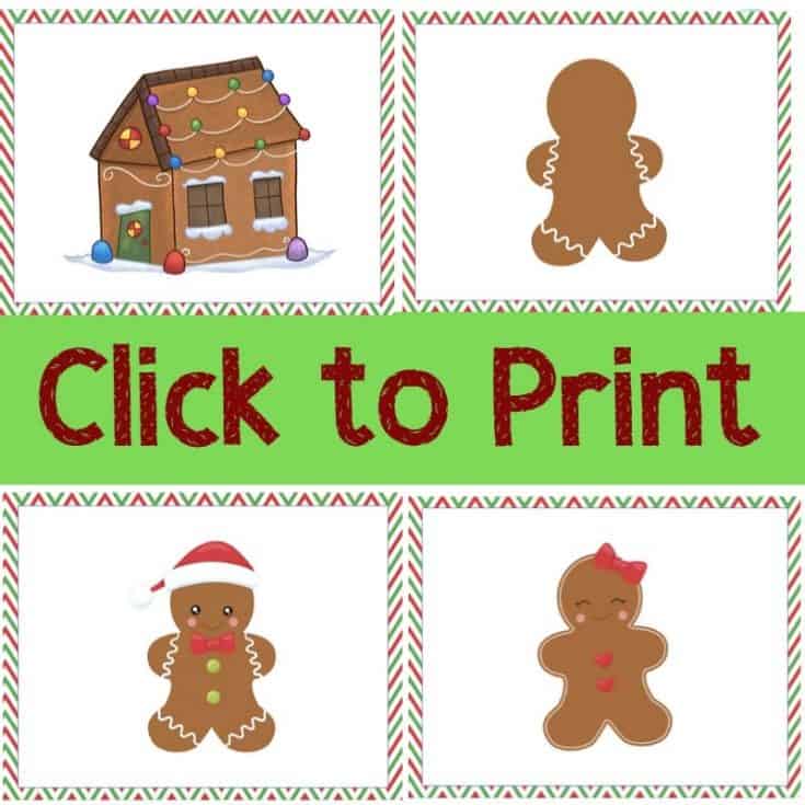 Printable Gingerbread Playdough Mat for Christmas Sensory Play - Views ...