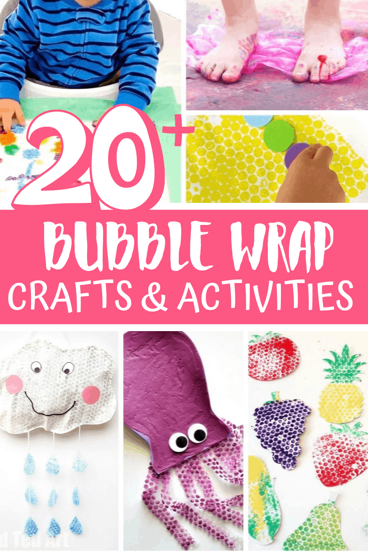 20 Bubble Wrap Crafts And Activities For Kids Views From A Step Stool