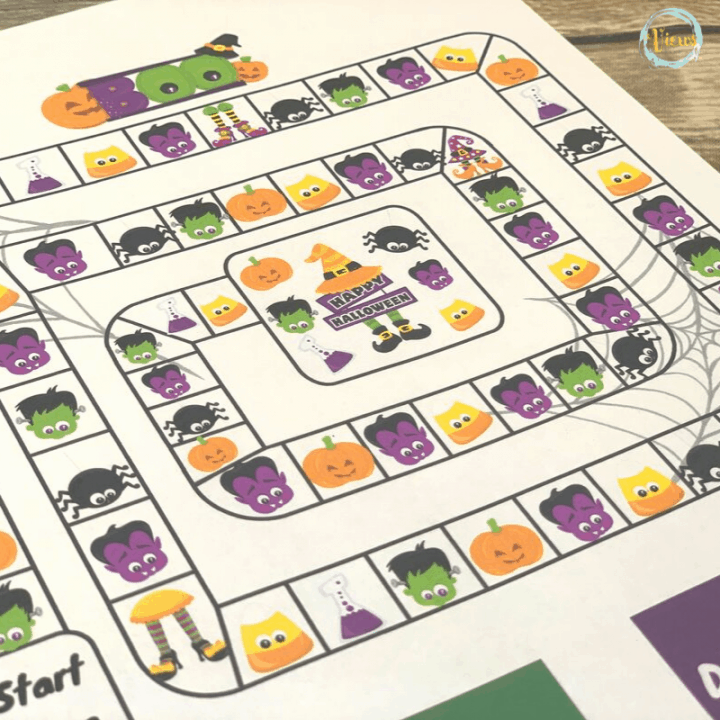 Free Printable Halloween Board Game - Views From a Step Stool