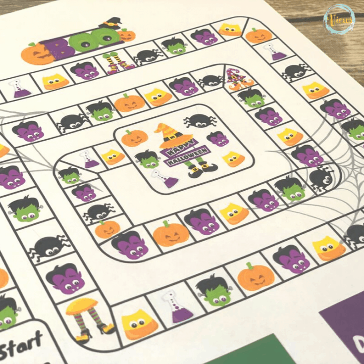 Free Printable Halloween Board Game - Views From a Step Stool