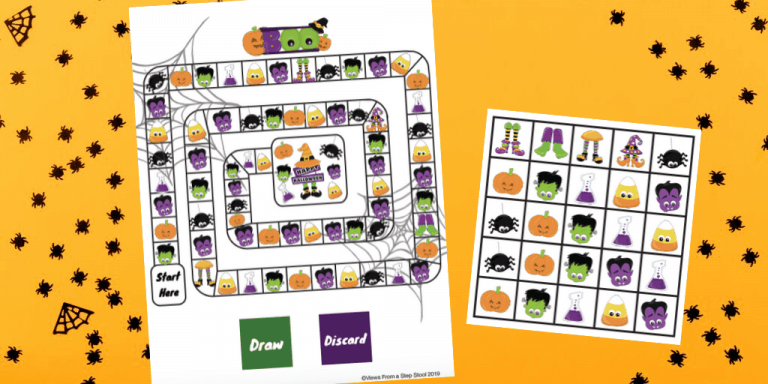 Free Printable Halloween Board Game - Views From a Step Stool