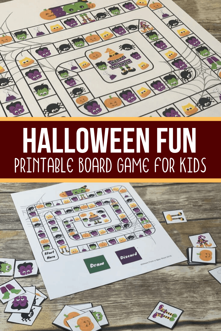Free Printable Halloween Board Game - Views From a Step Stool