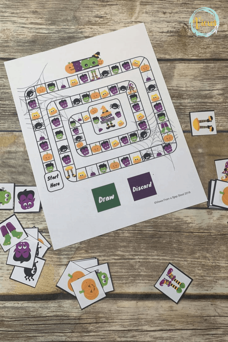 Free Printable Halloween Board Game - Views From a Step Stool