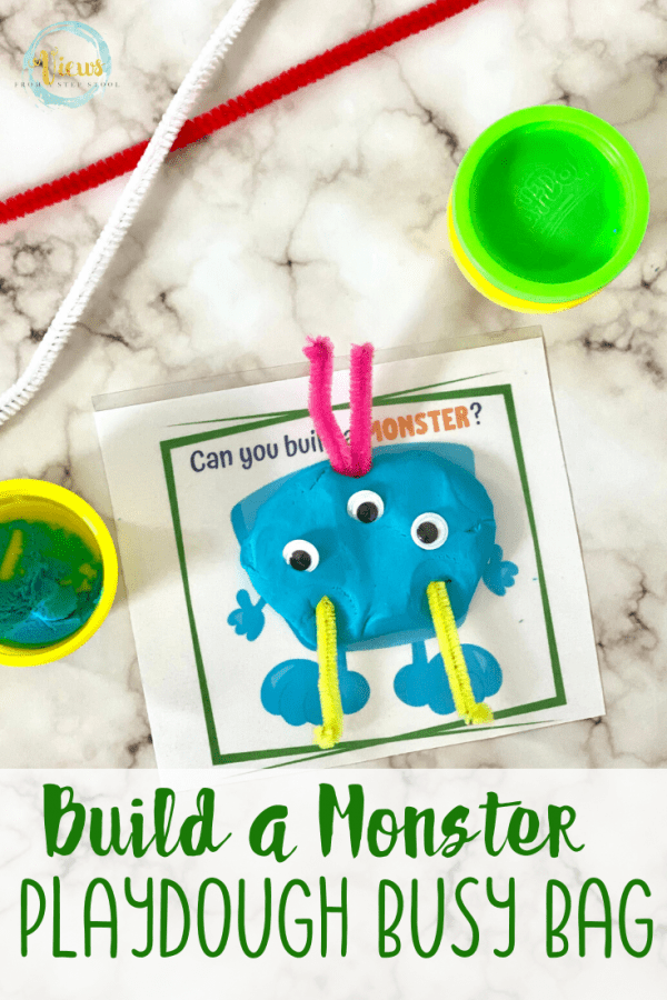 Build a Monster Playdough Mats to Print - Views From a Step Stool