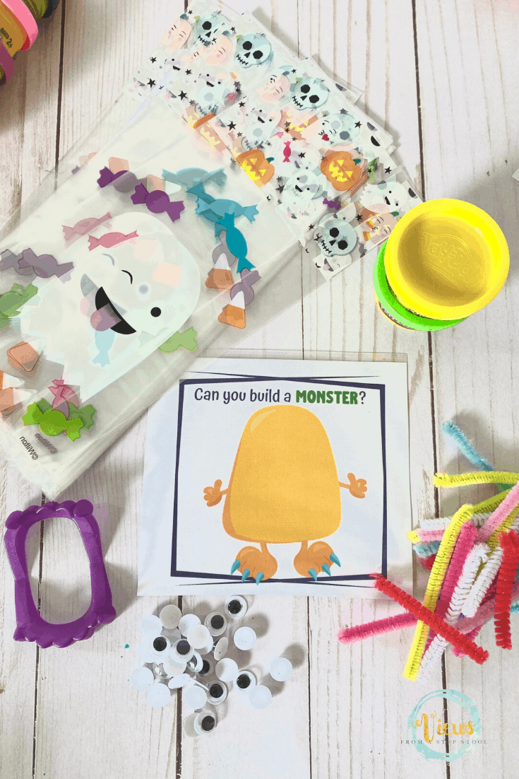 Build a Monster Playdough Mats to Print - Views From a Step Stool