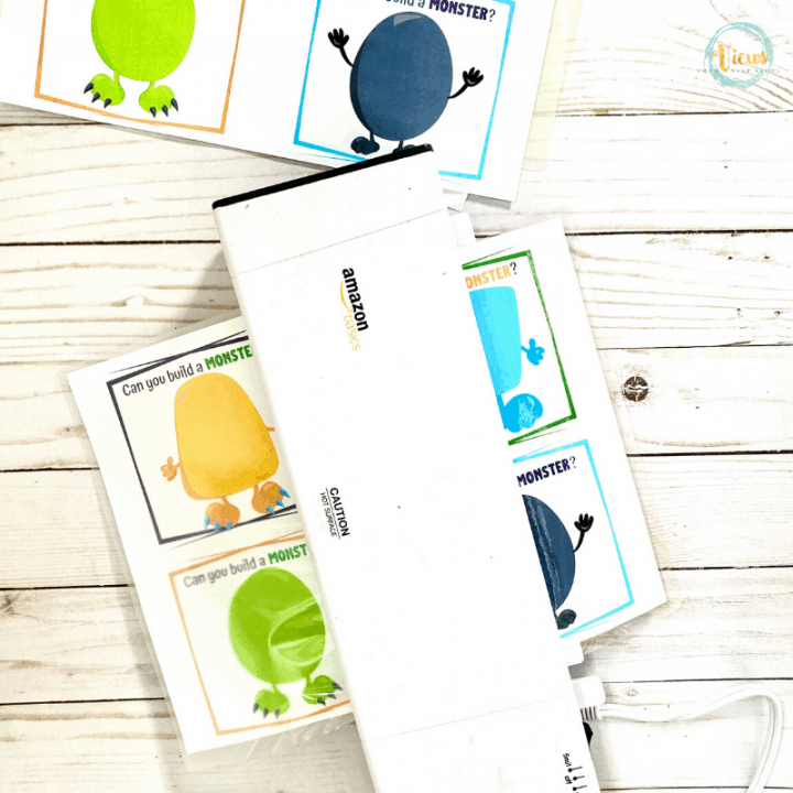 Build a Monster Playdough Mats to Print - Views From a Step Stool