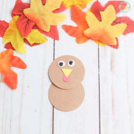 Turkey Leaf Craft for Kids - Views From a Step Stool