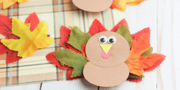 Turkey Leaf Craft for Kids - Views From a Step Stool