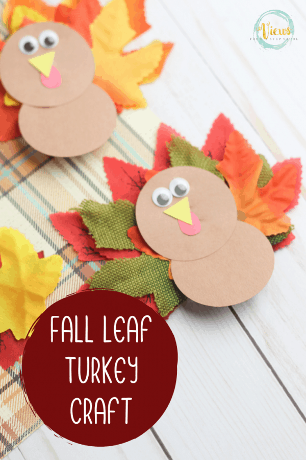 Turkey Leaf Craft for Kids - Views From a Step Stool