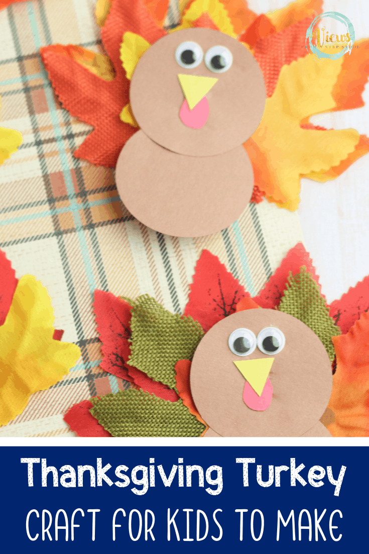Turkey Leaf Craft for Kids - Views From a Step Stool