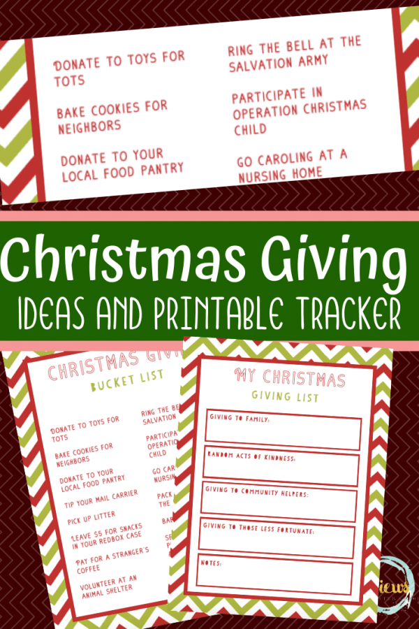 Christmas Giving Activities: Printable Bucket List and Tracker - Views ...
