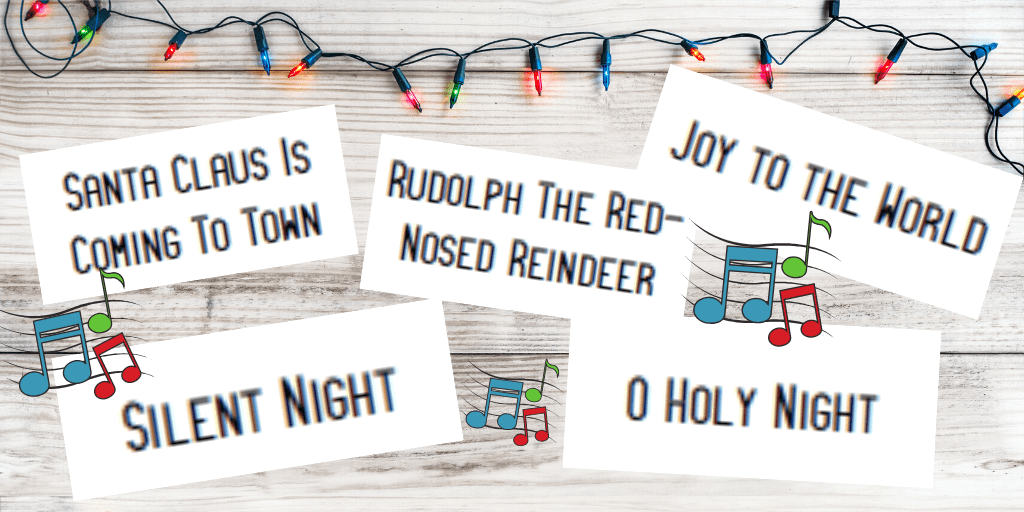 Name that Tune Christmas Carol Game Printable - Views From a Step Stool