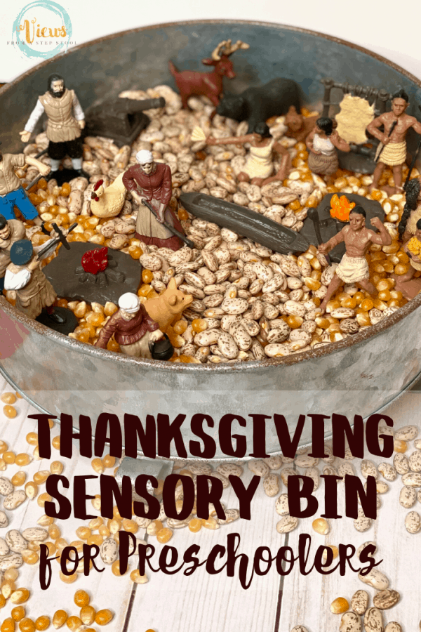 Thanksgiving Sensory Bin: Native American and Pilgrim Small World ...