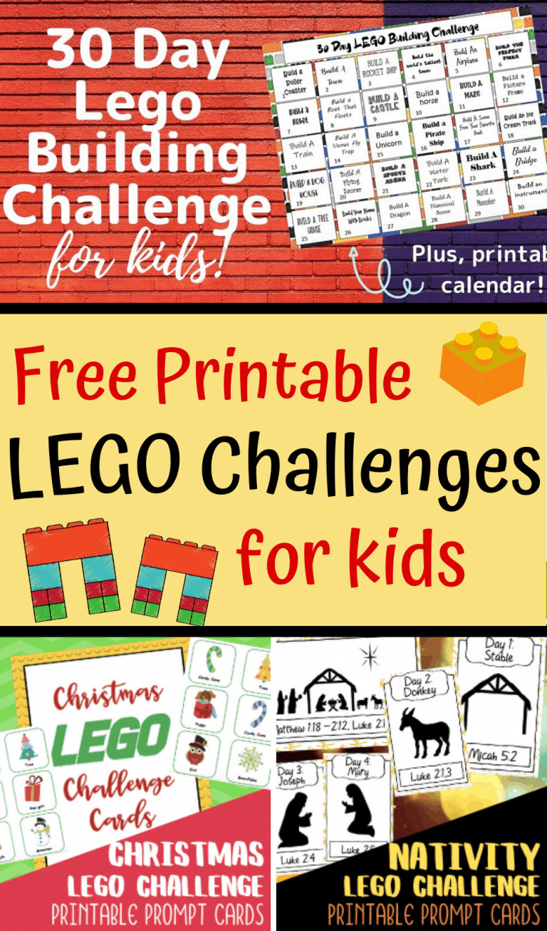Printable Lego Challenges for Kids - Views From a Step Stool
