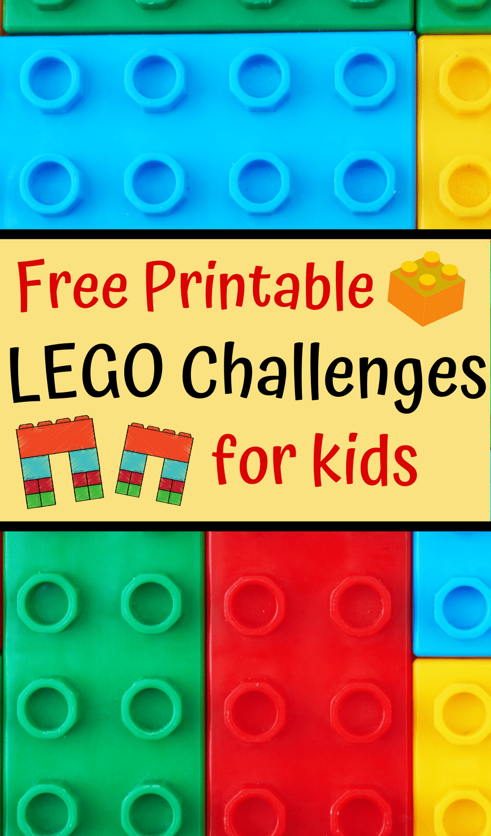 Printable Lego Challenges for Kids - Views From a Step Stool