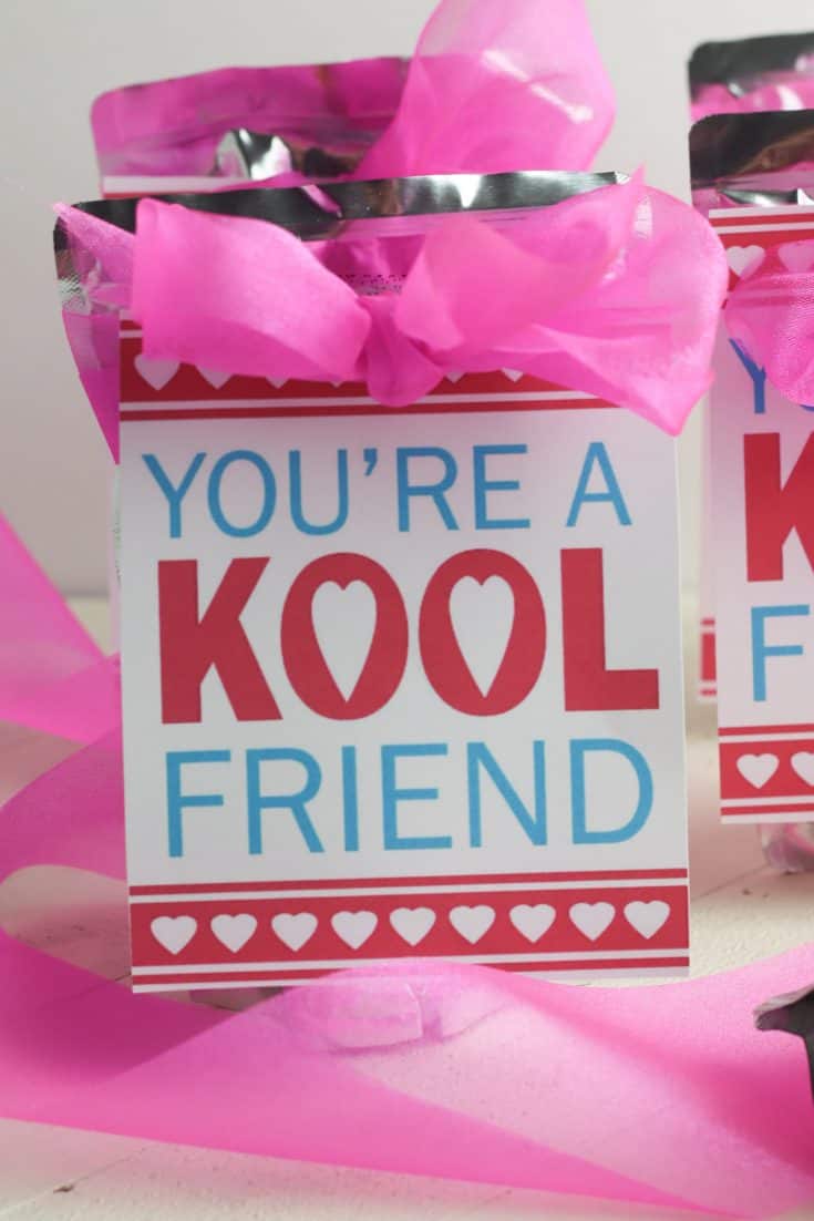 Kool Aid Valentines with Free Printable - Views From a Step Stool