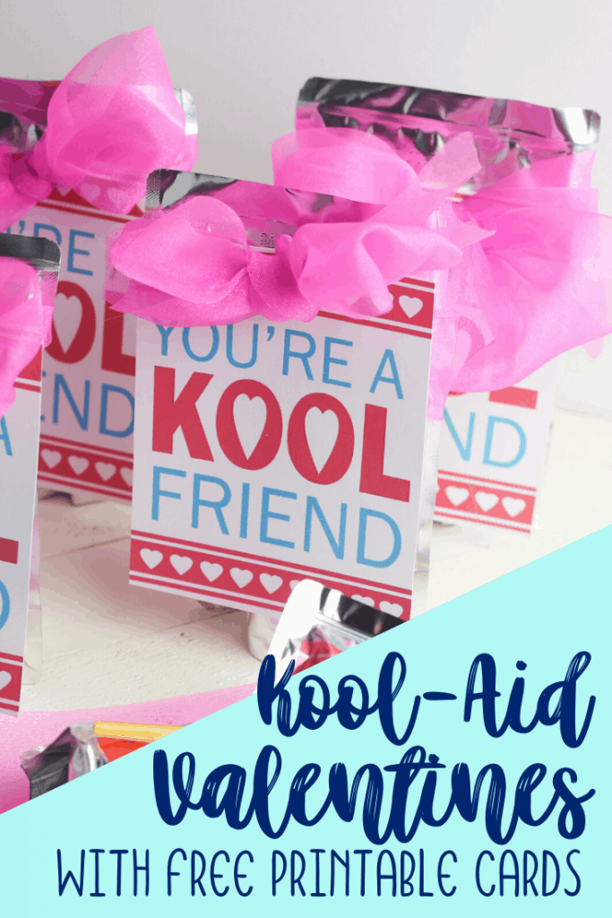Kool Aid Valentines with Free Printable - Views From a Step Stool