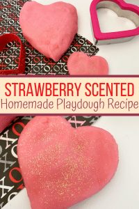 Creamy Strawberry Playdough Recipe that Smells Great - Views From a ...