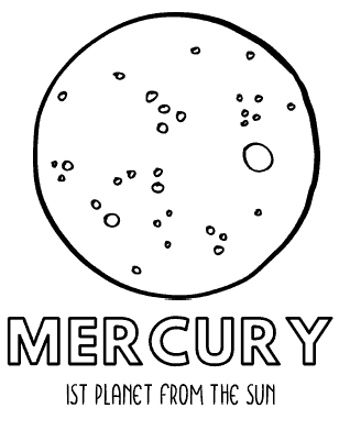 Space Coloring Sheets that Teach Planet Order - Views From a Step Stool