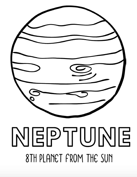 Space Coloring Sheets that Teach Planet Order - Views From a Step Stool