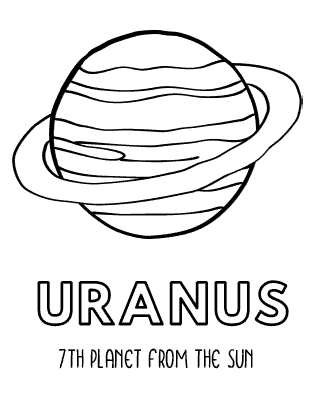 Space Coloring Sheets that Teach Planet Order - Views From a Step Stool