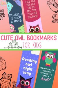 Printable Owl Bookmarks for Kids - Views From a Step Stool