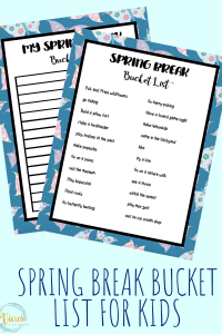 Spring Break Bucket List - Views From a Step Stool