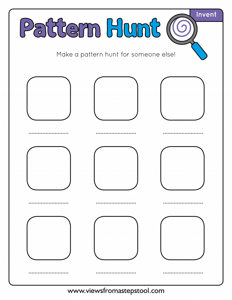 Pattern Scavenger Hunt - Views From a Step Stool