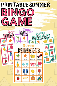 Summer Bingo Printable Game for Kids - Views From a Step Stool