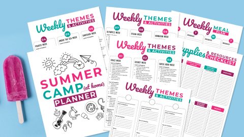 Summer Camp at Home Planner: Free Printable - Views From a Step Stool
