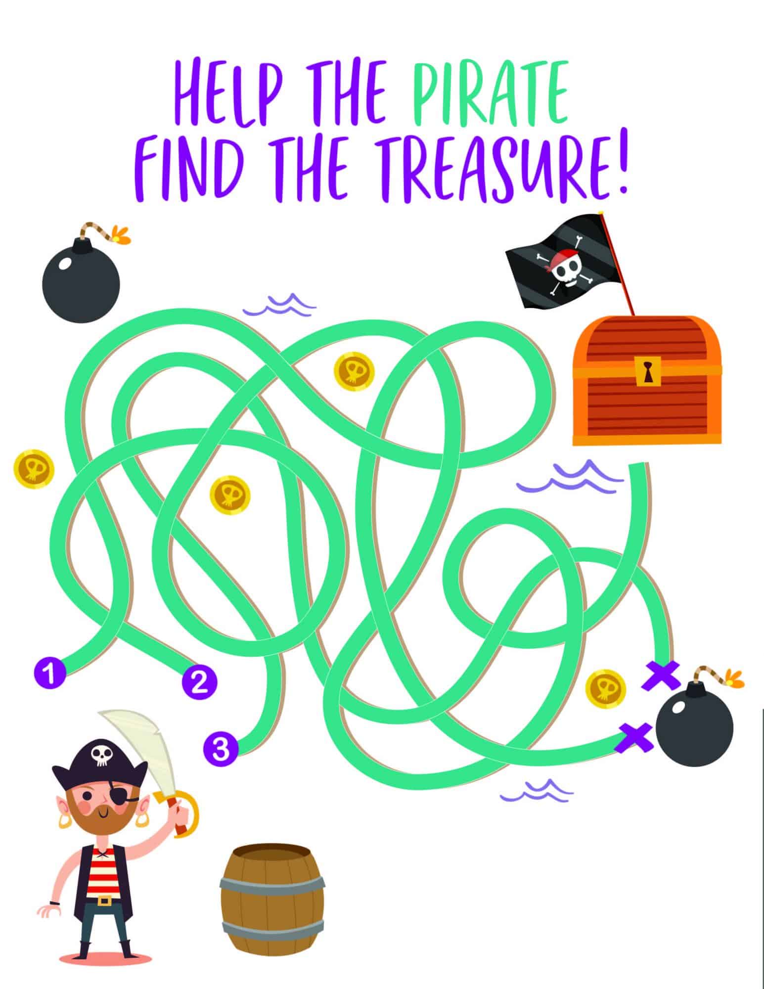 Pirate Printable Activities - Views From a Step Stool