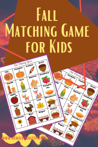 Printable Fall Matching Game - Views From a Step Stool