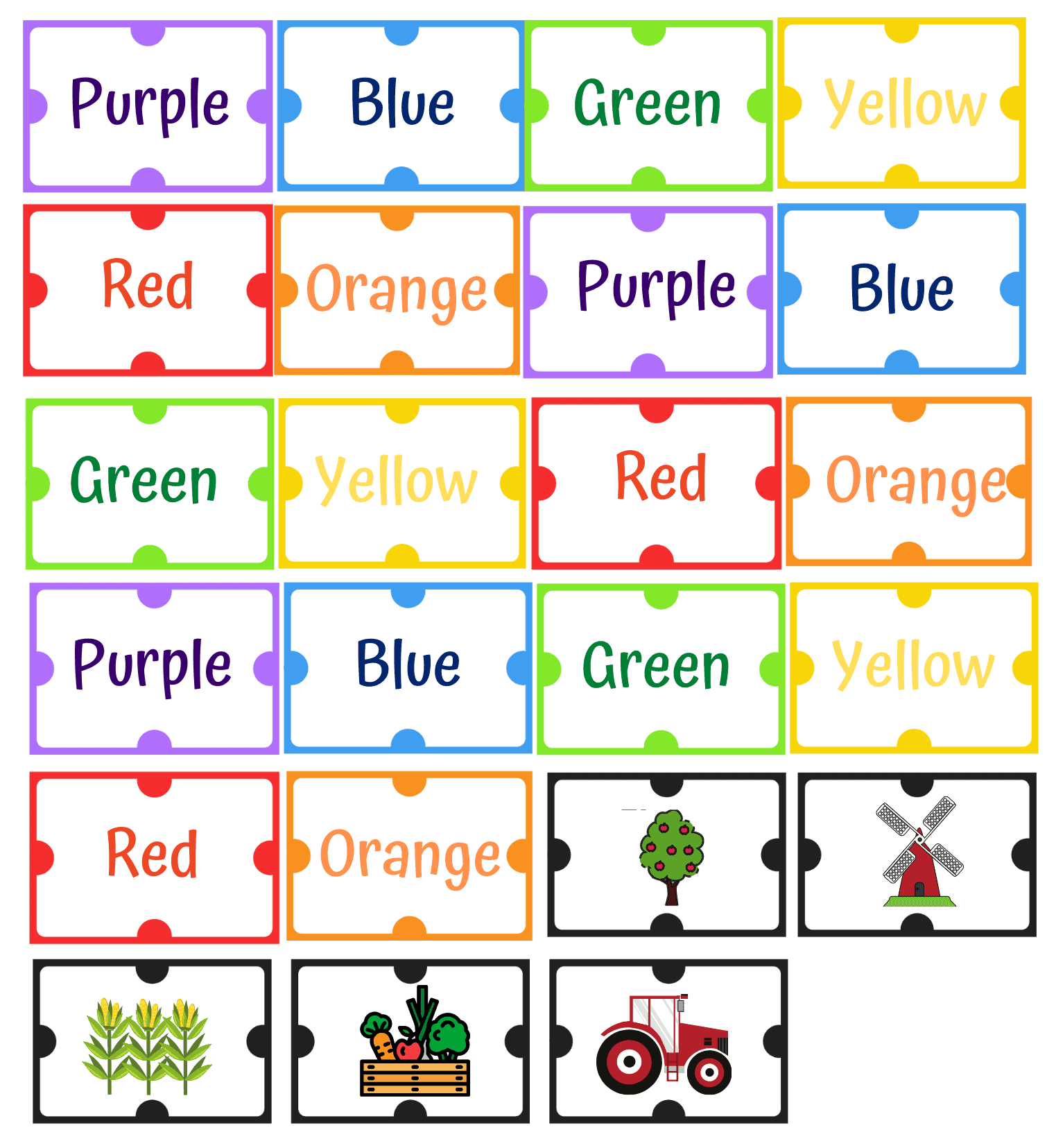 Printable Farm Animal Board Game - Views From a Step Stool