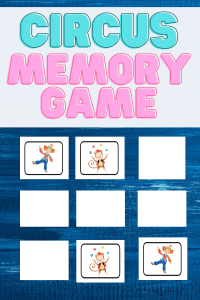 Printable Circus Matching Game for Toddlers and Preschoolers - Views ...