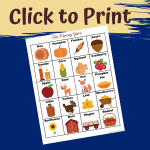 Printable Fall Matching Game - Views From a Step Stool
