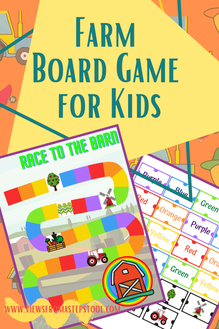 Printable Farm Animal Board Game - Views From a Step Stool