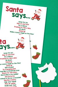 Santa Says Printable Christmas Game - Views From a Step Stool