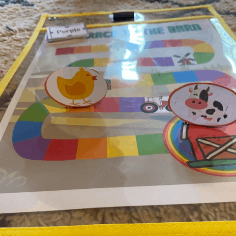 Printable Farm Animal Board Game - Views From a Step Stool
