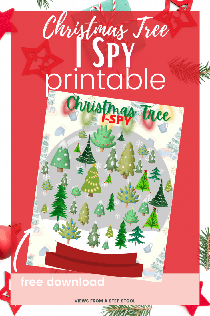 Christmas Tree I Spy Printable for Kids - Views From a Step Stool