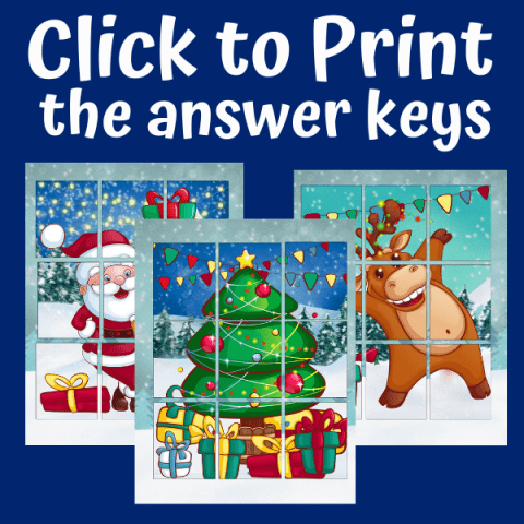 Printable Christmas Puzzles for Toddlers - Views From a Step Stool