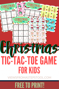 Christmas Tic Tac Toe Printable Game - Views From a Step Stool