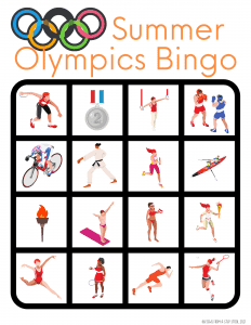 Summer Olympics Bingo Game Printable - Views From a Step Stool