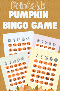 Pumpkin Bingo Free Printable Game - Views From a Step Stool