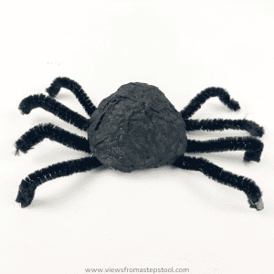 Egg Carton Spiders Halloween Craft - Views From a Step Stool