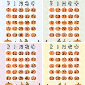 Pumpkin Bingo Free Printable Game - Views From a Step Stool