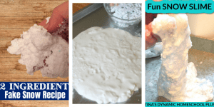 Fake Snow Sensory Activities for Kids - Views From a Step Stool