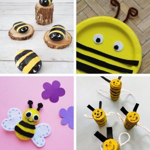 12 Bee Crafts for Kids - Views From a Step Stool