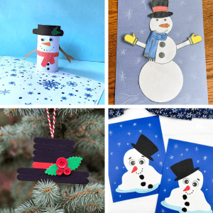 12 Snowman Crafts for Kids - Views From a Step Stool